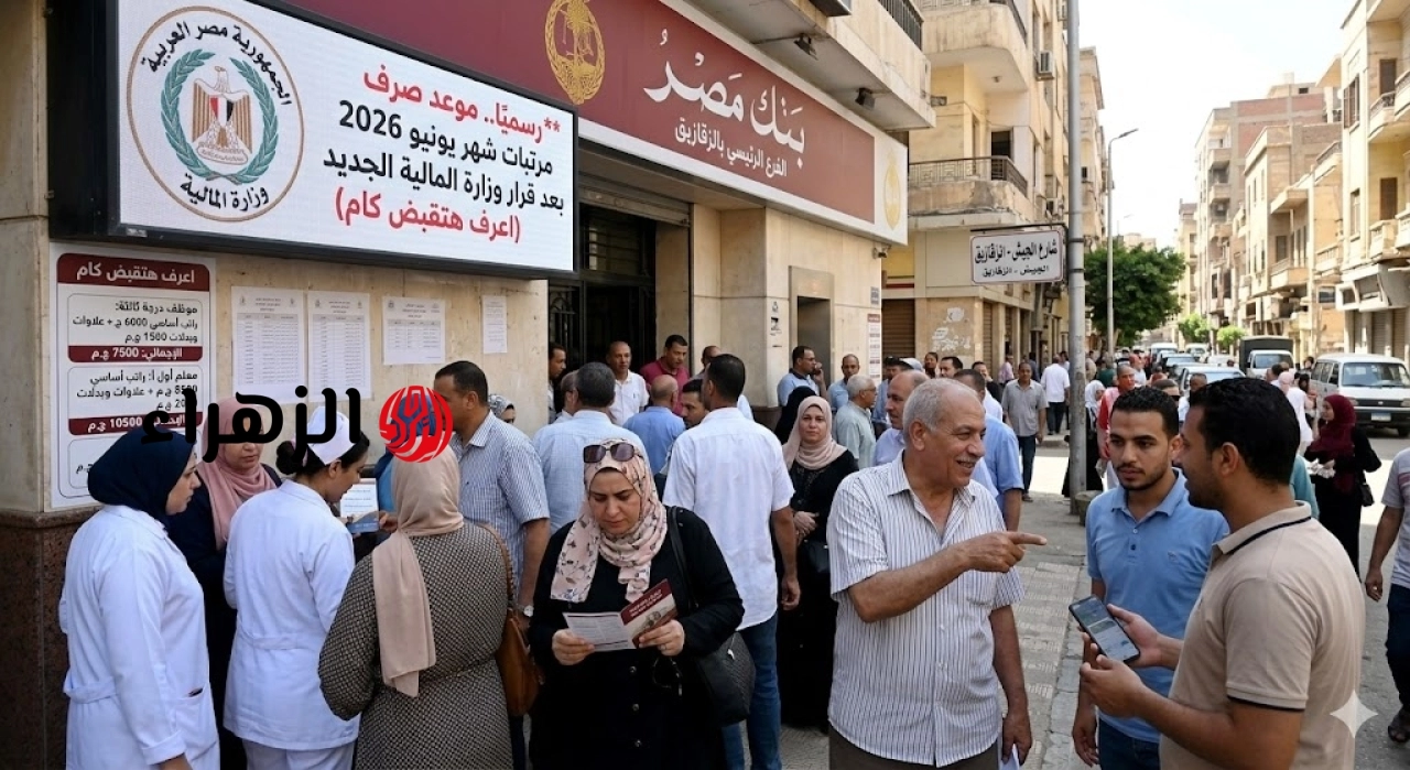 رسمياً.. المالية تعلن تبكير صرف مرتبات شهر يونيو 2026 وجدول زيادة الحد ...